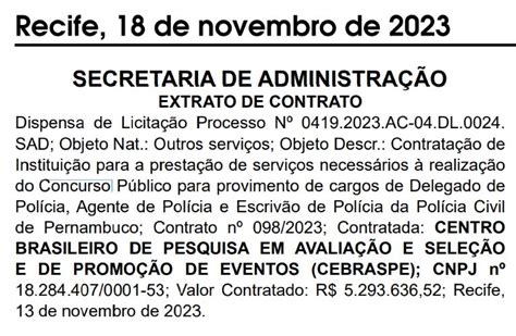 Publicado o Edital da Polícia Civil de Pernambuco vagas Sigma