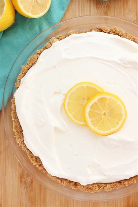 Easy Lemon Cream Pie Recipe No Bake One Sweet Appetite