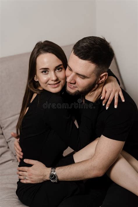 Love Story Of A Couple Spending Time In Cozy Room At Home Relationships Feelings And