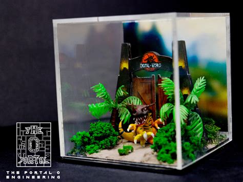 Digital World X Jurassic Park Diorama 10cm Theportal0 Beyradise