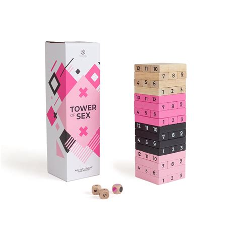 Tower Of Sex Jenga Torre De Madera Juegos Eróticos Condonesmix