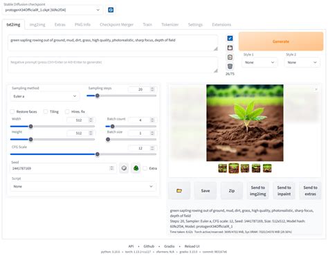 Using Stable Diffusion With Webui In Aime Mlc
