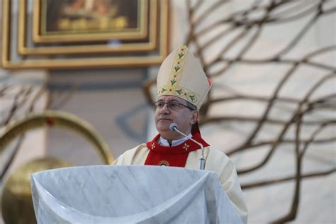 Bp Damian Muskus w Łagiewnikach o Chrystusowym darze pokoju Archidiecezja Krakowska