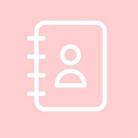 A Pink Background With A White Square Icon
