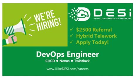 Cicdpipelines Devops Devsecops Digital Enterprise Solutions Inc Desi