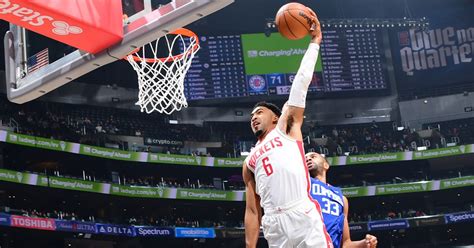 Rockets Fall To Late Clippers Comeback 95 93 The Dream Shake