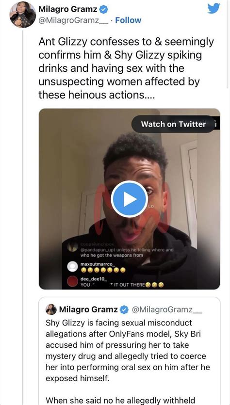 Shy Glizzy Glizzy Gang Gets Exposed For Being A Rapist Yall Think