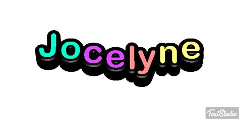 Jocelyne Name Animated  Logo Designs