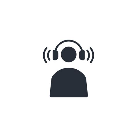Listener Icon Editable Stroke Linear Style Sign For Use Web Design