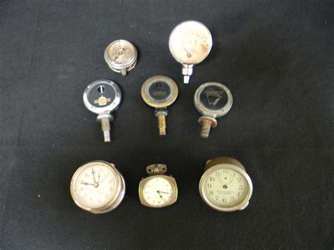 Speedometer Gauges And Clocks At Monterey 2014 As J19 Mecum Auctions
