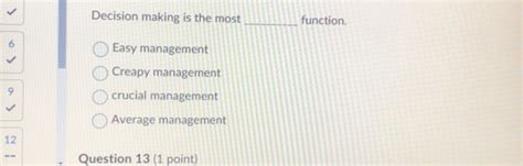 Decision Making Is The Most Function Easy StudyX