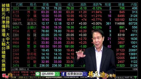 理周tv 20181207 盤後 楊天迪 股票會說話／精測、台勝科、大中大漲 被動元件準備進場 主軸台積電供應鏈 Youtube