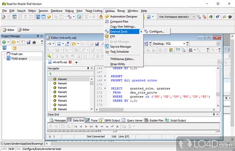 Toad For Oracle Screenshots