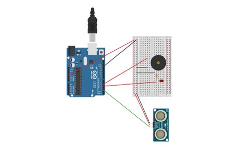 Circuit Design Proximity Sensor Tinkercad