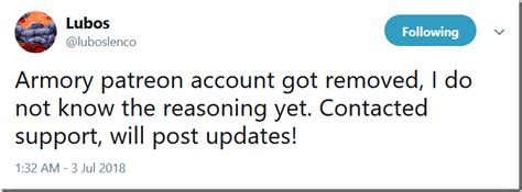 Armory Game Engine Patreon Problems GameFromScratch