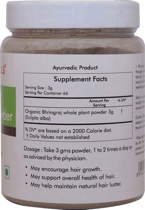 Buy Herbal Hills Organic Bhringraj Powder 200gms Online And Get Upto 60