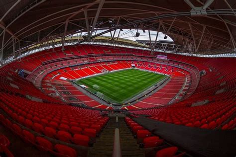 Wembley Stadium London England The Capacity Is 90 000 House Teams