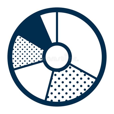 Simple Icon Illustration Of Pie Chart Stock Illustration Illustration Of Simple Mark 351127017