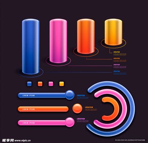 统计图表设计图 其他 动漫动画 设计图库 昵图网