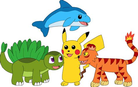 Pikachu And His New Friends By Mcsaurus On Deviantart
