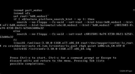 Centos：devcentosroot Does Not Exist 修改分区后无法启动操作系统dev Centos Root Does Not Exist Csdn博客