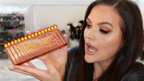 Urban Decay Naked Heat Collection Tutorial Review LIVE SWATCHES