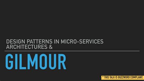 Gilmour Gophercon London Speaker Deck
