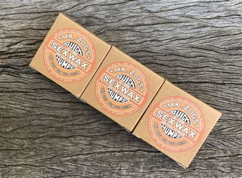 新品、sex Wax 3個セット サーフィン ワックス オレンジラベル By メルカリ