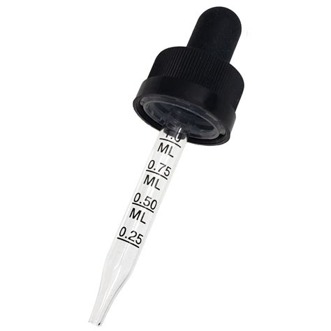 Pandp International Vp01899102bk 05 Ml Graduated Dropper 1500 Cs Omega