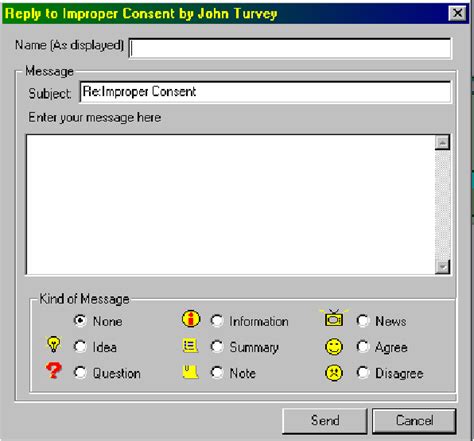 Dialog Box For Posting Replying To Messages Download Scientific Diagram