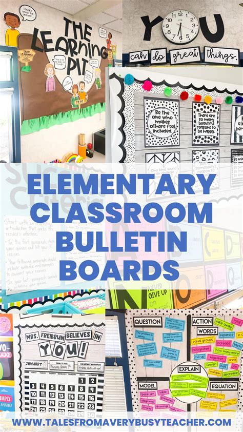 Elementary Bulletin Boards Elementary Classroom Themes Math Classroom