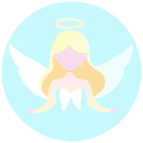 Vintage Angel Faces Clipart