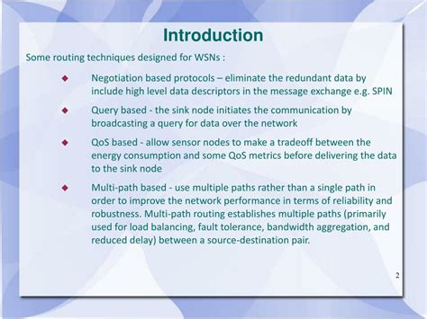 Ppt Energy Efficient And Qos Based Routing Protocol For Wireless