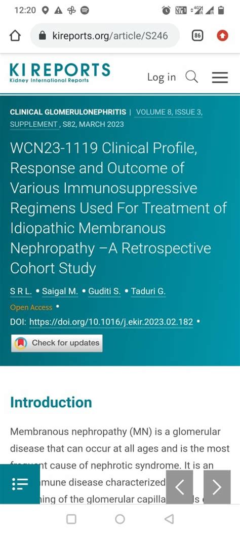 Pdf Membranous Nephropathy