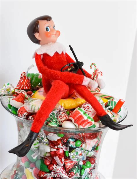 Elf On The Shelf Christmas Candy Dive Live Like You Are Rich