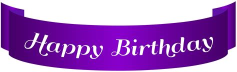 Happy Birthday Banner Png