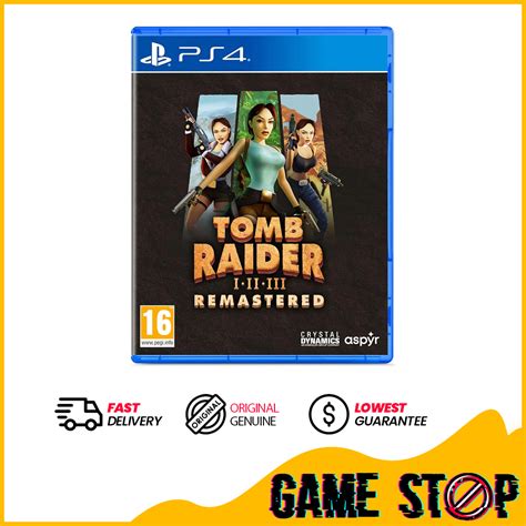 Ps4 Tomb Raider I Iii Remastered Deluxe Chi Eng Version 盜墓者羅拉 I Iii