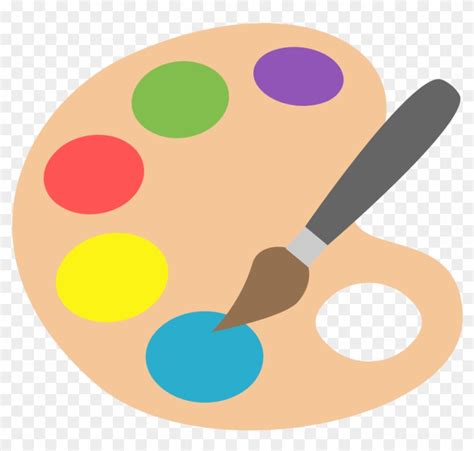 File Emojione 1f3a8 Svg Art Emoji Clipart 4119248 Pikpng
