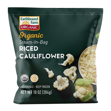 Frozen Organic Riced Cauliflower Earthboundfarm
