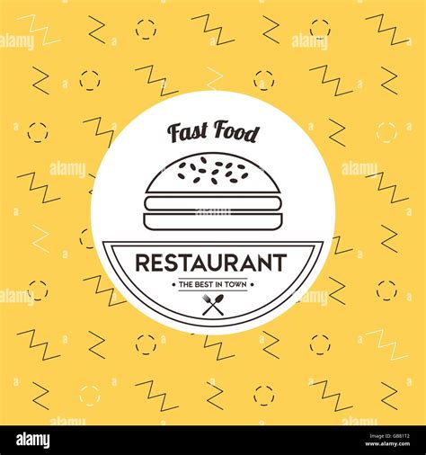 Hambuger Icon Food And Menu Design Vector Graphic Stock Vector Image