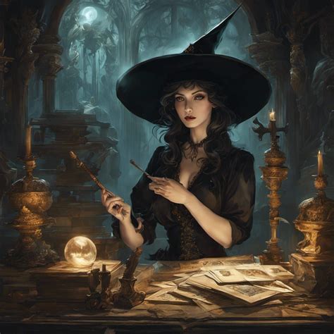Wand Making Witch Ai Generated Artwork Nightcafe Creator