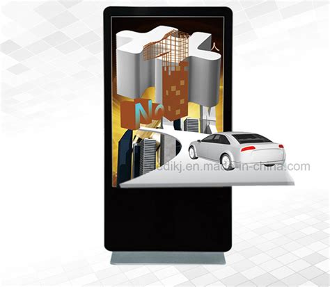 Naked Eye 3D LCD Digital Signage For Shopping China LCD Display And