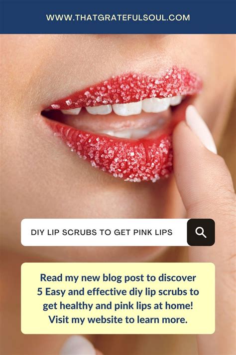 5 Easy Diy Lip Scrubs To Get Pink And Smooth Lips At Home Lip Scrub