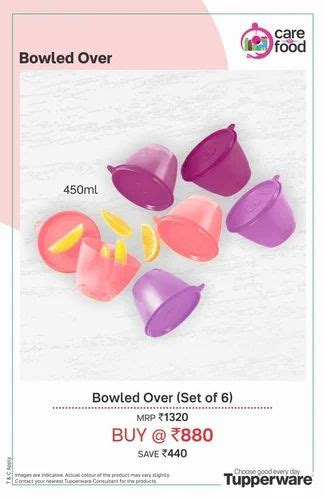 Plastic Tupperware Bowled Over 500 Ml At Rs 550set In Mumbai Id