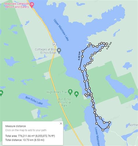 Kayak Bon Echo Provincial Park Upper And Lower Mazinaw Lake