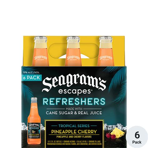 Seagrams Escapes Tropical Refreshers Pineapple Cherry Total Wine And More