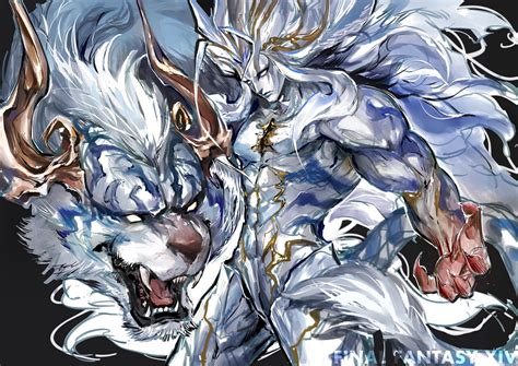 Byakko Final Fantasy And 1 More Drawn By Kurogorororo Danbooru