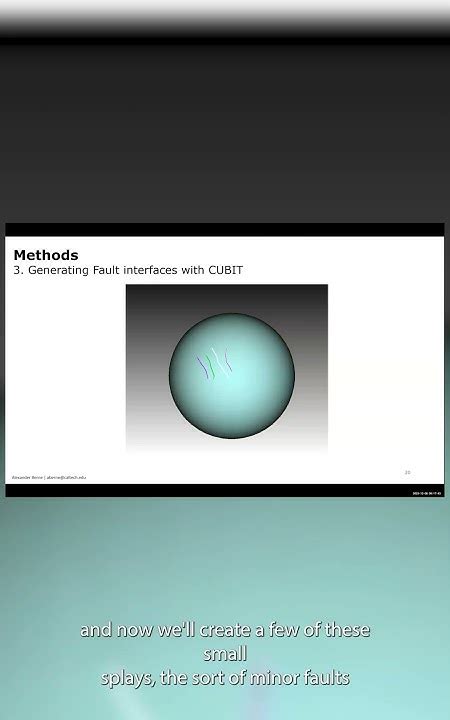 Generating Geodynamic Faults On Enceladus With Python And Coreform Cubit Cae Engineering