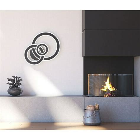 Wofi Led Deckenleuchte 245 W L X B X H 475 X 36 X 7 Cm Dunkelgrau