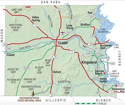Llano County Tx Almanac